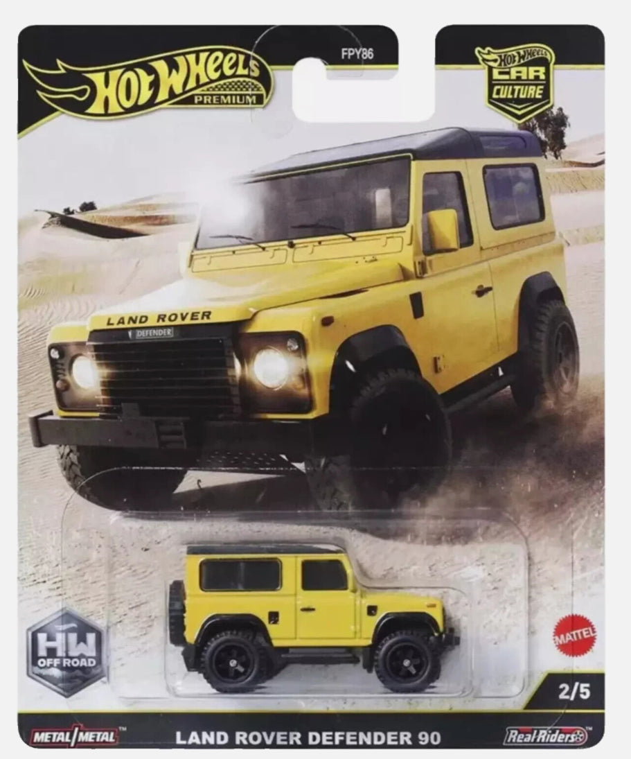 Hot Wheels Premium Land Rover Defender 90 Car Culture 2/5 HE – Hunters ...