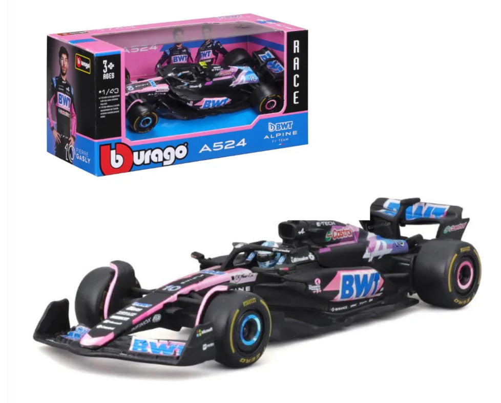 Bburago 1/43 BWT Alpine Formula 1 Team – Hunters Toys & Collectibles